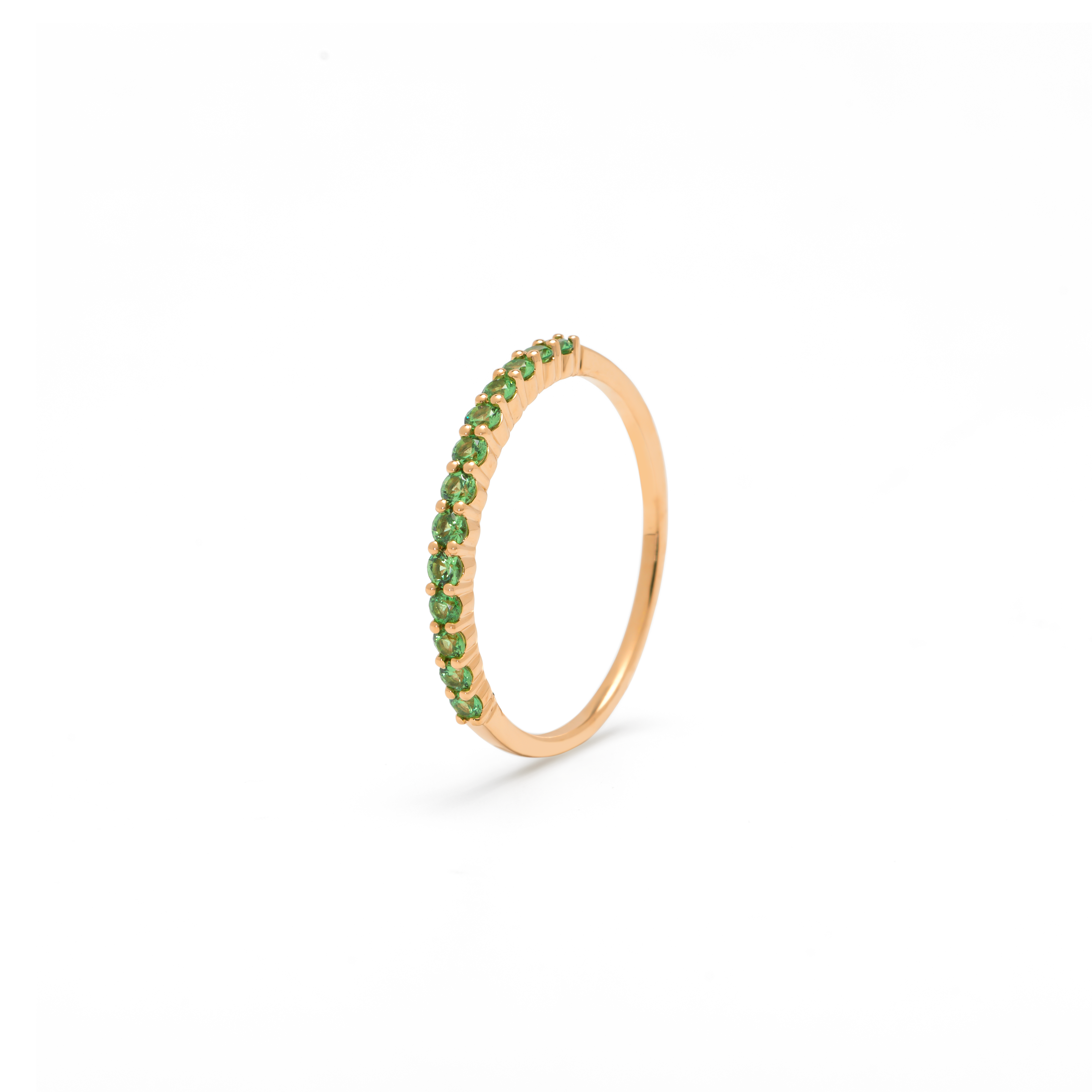 Gigi by GASSAN Ring Rainbow Forest Green - GASSAN